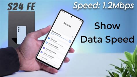 How To Show Data Speed In Samsung Galaxy S24 Fe Youtube