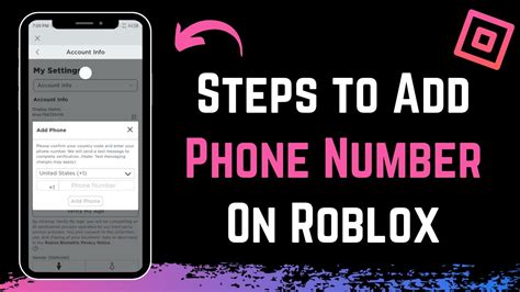 How To Add Phone Number In Roblox Youtube