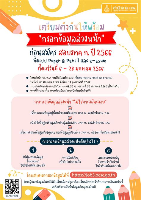 สำนักงาน ก พ 📢🎉 สอบภาค ก ปี 2566 กำลังจะมาแล้วว