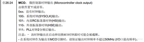 Stm32 时钟输出mco功能st Mco功能 Csdn博客