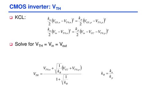 PPT EE VLSI Design System Summer Lecture Static CMOS Inverter CHAPTER
