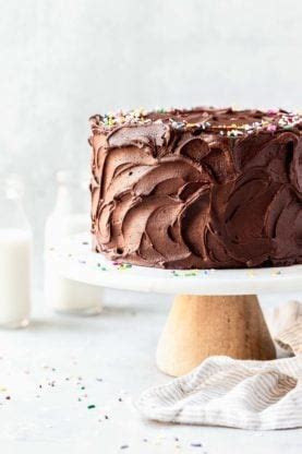 Rich Moist And Tender Chocolate Birthday Cake