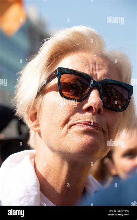 British Actress Emma Thompson Attends The Extinction Rebellion Demonstration London In Protest