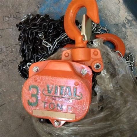 Promo Chain Block VITAL 3 Ton X 5 Meter Takel Hand Manual Chain Block Hois Diskon 23 Di