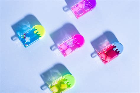 파스텔 블루 배경에 다채로운 아이스크림 아이스캔디 최소한의 여름 개념 플랫 레이 개념에 대한 스톡 사진 및 기타 이미지 개념 냉동된 냉동식품 Istock