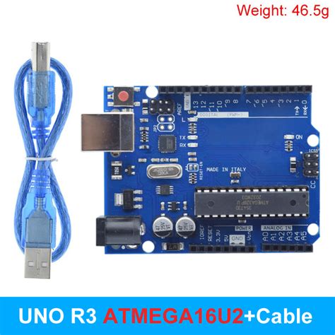 1 Set Uno R3 Official Box Atmega16u2mega328p Chip For Arduino Uno R3