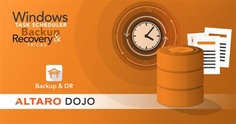 Backup And Recovery Tricks Using Windows Task Scheduler