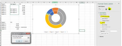 Excel Sunburst Chart Some Labels Missing Stack Overflow