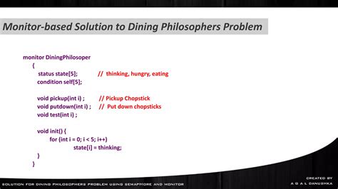 Dining Philosopher Problem And Solution Pptx Programming Languages Computing