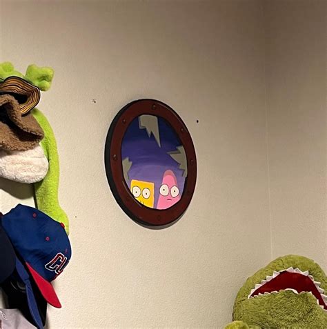 Spongebob Patrick Window Painting Etsy