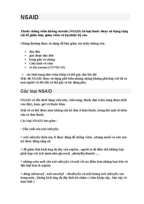 Nsaid Summary The Art Of Debugging With Gdb Ddd And Eclipse Nsaid Thuốc Chống Viêm Không