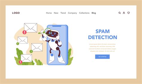 Spam Detection Concept Flat Illustration 45375250 Vector Art At Vecteezy