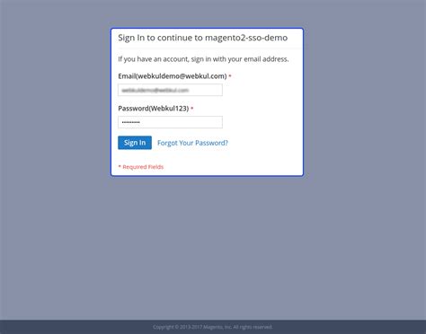 Magento 2 Sso Single Sign On Extension Webkul
