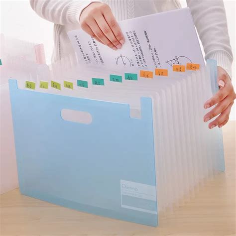Llp A4 Size 13 Pockets Accordion Expanding Expandable Document File Folder Envelope Organizer
