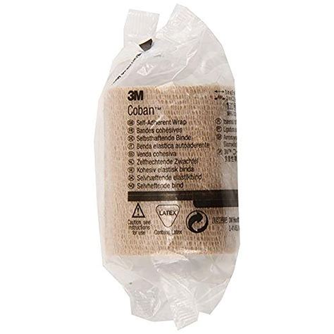3m Coban Self Adherent Wrap 75cm X 45m Tan Single Roll