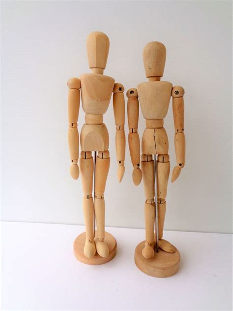 12 Inch Wooden Human Mini Mannequin With Flexible Joints Etsy Artist Mannequin Artist
