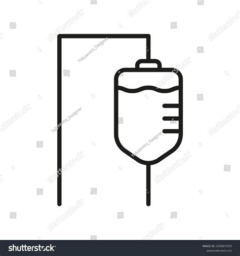 Intravenous Bag Editable Stroke Photos And Images Pictures Shutterstock