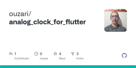 Github Ouzarianalogclockforflutter