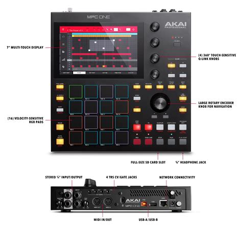 Akai 发布小型独立运行的节奏工作站 Mpc One 乐城仕 中国录音棚系统集成商