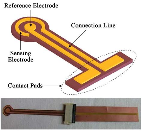 The Schematic And Optical Photograph Of The Fabricated Flexible Ecg