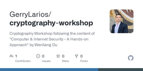 GitHub GerryLarios Cryptography Workshop Cryptography Workshop Following The Content Of