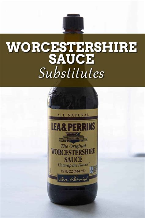 Worcestershire Sauce Substitutes Chili Pepper Madness