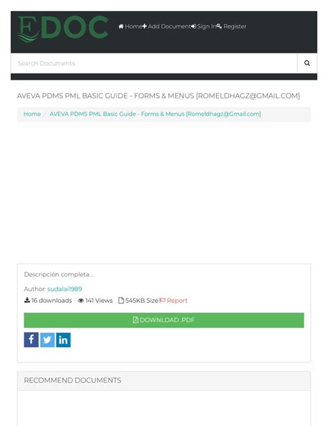 Aveva Pdms Pml Basic Guide Forms And Menus Romeldhagzgmail Com Pdf Pdf