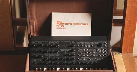 MATRIXSYNTH Korg MS Semi Modular Analog Synthesizer SN W Original Case Japanese Manual