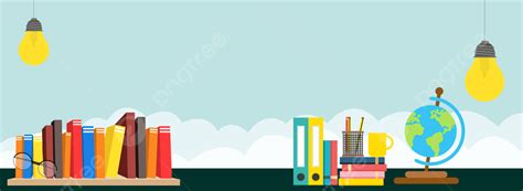 School Interest Class Cartoon Art Blue Sky Banner Background Talent