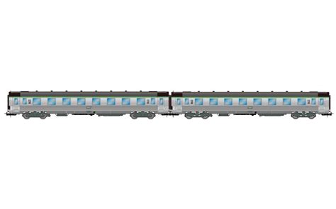 Jouefhj4177 Sncf 2 Tlg Set Dev Inox Reisezugwagen Kurz B8 Mit