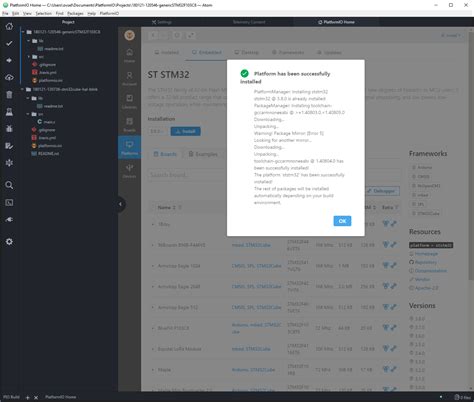 Home Could Not Install Platform Issue Platformio Platformio Core Github