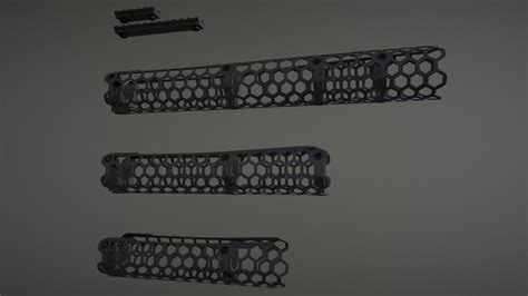 Low Poly Ak Hexagon Handguard Download Free 3d Model By