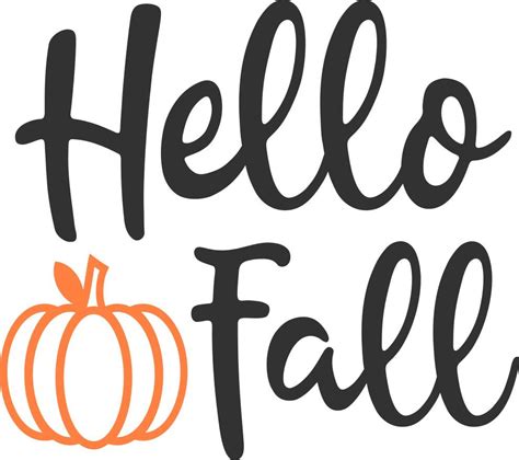 Hello Fall Print Art Captions Print Art At Free Clipart 3943223