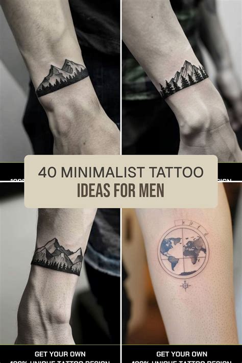 Minimalist Tattoo Ideas For Men Timeless Designs With Clean Lines