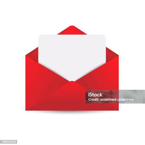 편지 모형 빈 카드와 현실적인 종이 메일 봉투 배경없이 격리 럭셔리 오픈 폴더 발렌타인 데이 초대장 생일 카드 로고 아이콘을위한 3d 벡터 일러스트레이션 봉투에 대한 스톡