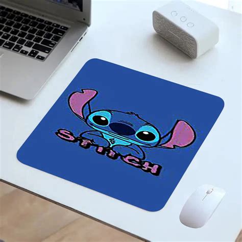 Stitch Kawaii 작은 마우스 패드 게임 액세서리 Gabinete Pc 게이머 컴퓨터 책상 매트 노트북 키보드 마우스 패드 귀여운 커피 패드 기가팩토리