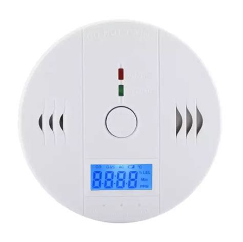 DÉtecteur Monoxyde De Carbone Lcd Capteur Gaz Co Alarme Portable