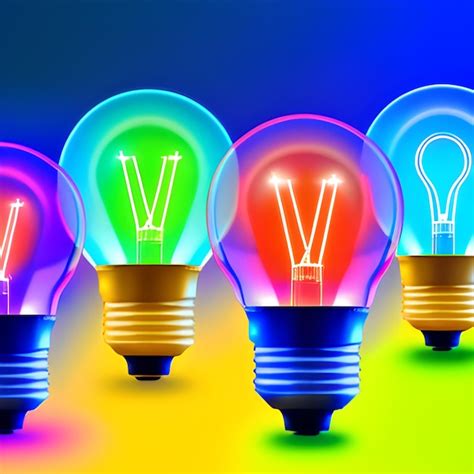 Premium Ai Image Incandescent Light Bulbs And Lamps