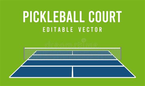 Pickleball Court Stock Illustrations 1319 Pickleball Court Stock