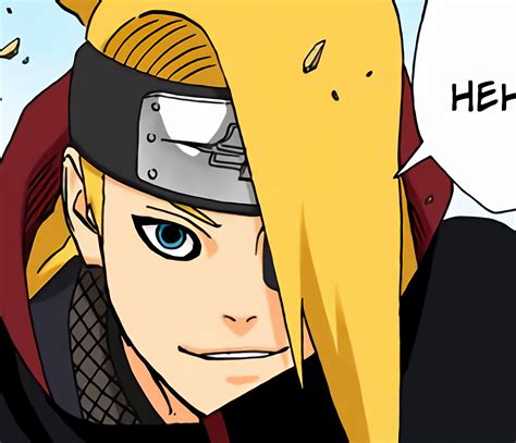 Deidara Manga Color Personagens De Anime Anime Naruto Personagens
