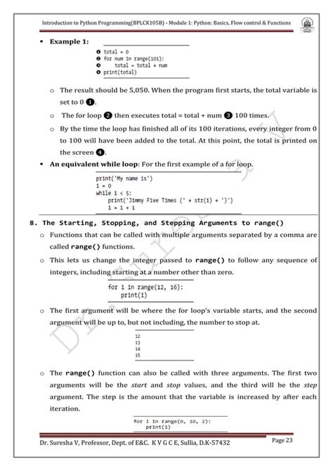 Module 1 Python Prog Bplck105b By Drsvpdf Programming Languages