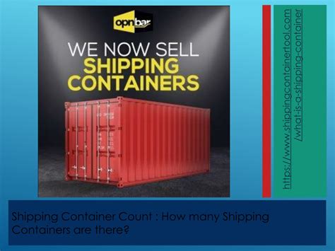Ppt Shipping Container Count How Many Shipping Containers Are There Powerpoint Presentation