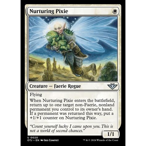 Nurturing Pixie Outlaws Of Thunder Junction Otj Mtg Magic The Gathering
