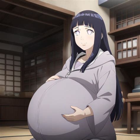 Big Belly Hinata By Dangobelly On Deviantart
