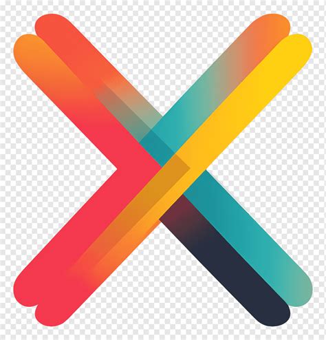 Colorful X Logo With Square And Arrows X Symbol Png Pngwing
