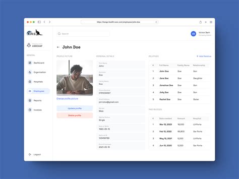 Company Employee Details Dashboard By Nakitto Catherine On Dribbble