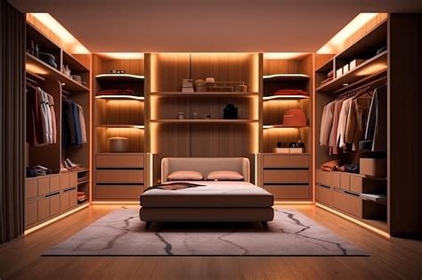 Premium Ai Image Luxury Closet