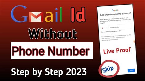 How To Create Gmail Account Without Phone Number 2023 YouTube