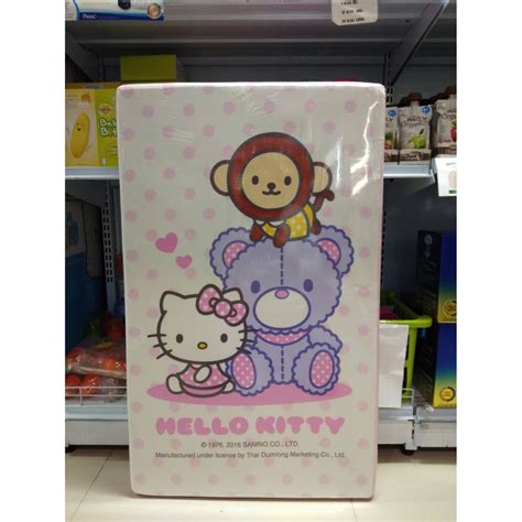 ที่นอนเด็ก เบาะฟองน้ำเด็ก Hello Kitty แบบ 2 ชั้น ยี่ห้อ Sun Story ลิขสิทธิ์เเท้ มี2ขนาดให้เลือก
