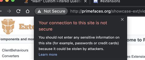Primefaces Extension Codescanner Results In A White Screen Stack Overflow